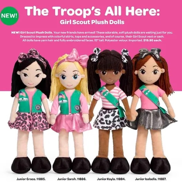 Girl Scouts | Toys | Nwt Girl Scouts Grace Junior Collectable Plush ...